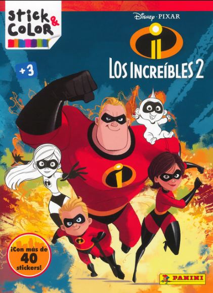 INCREIBLES 2, LOS STICK AND COLOR 65 | TERAN LIBROS